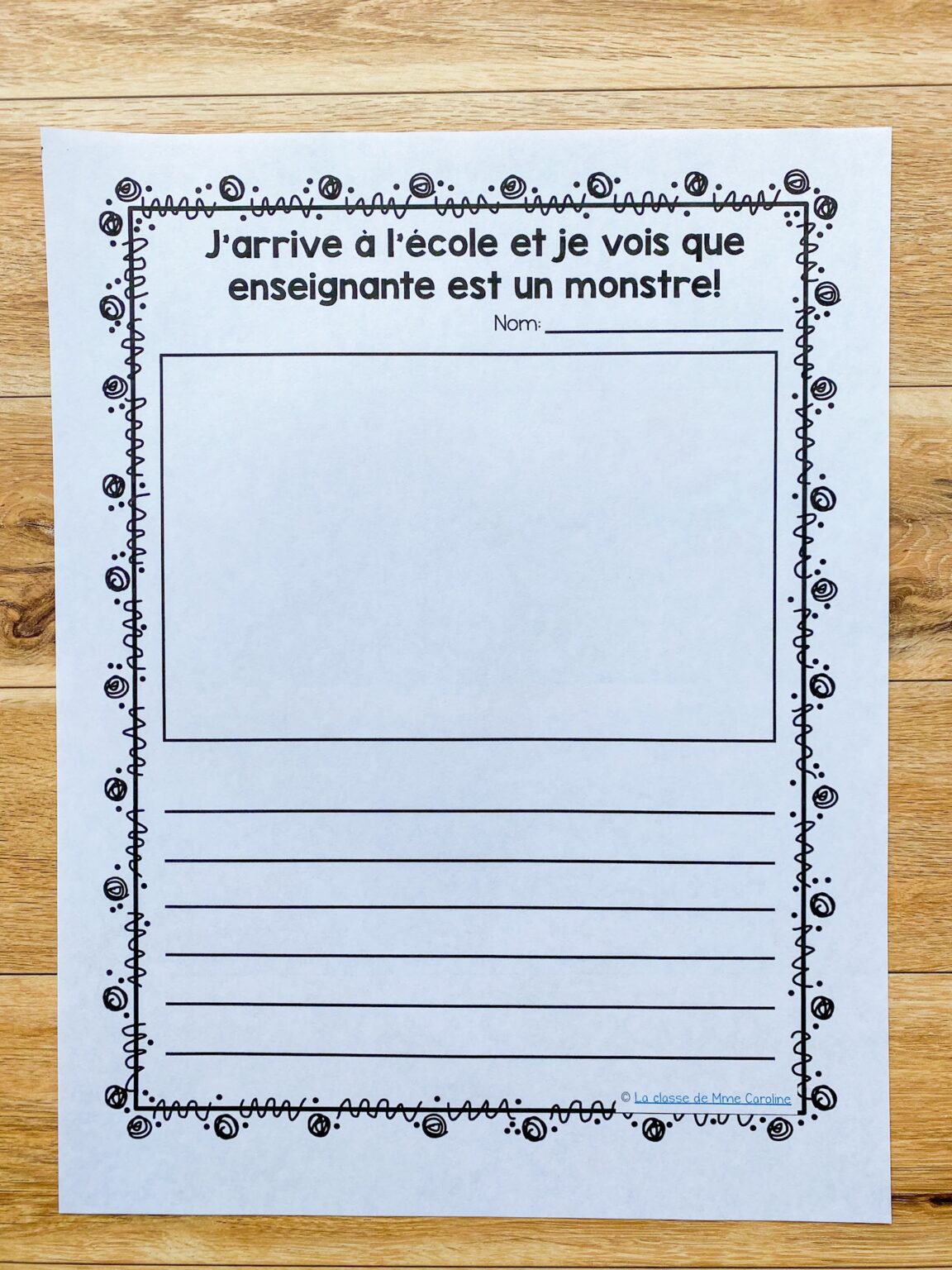 The First Day of Grade 3 French Immersion - La Classe de Mme Caroline