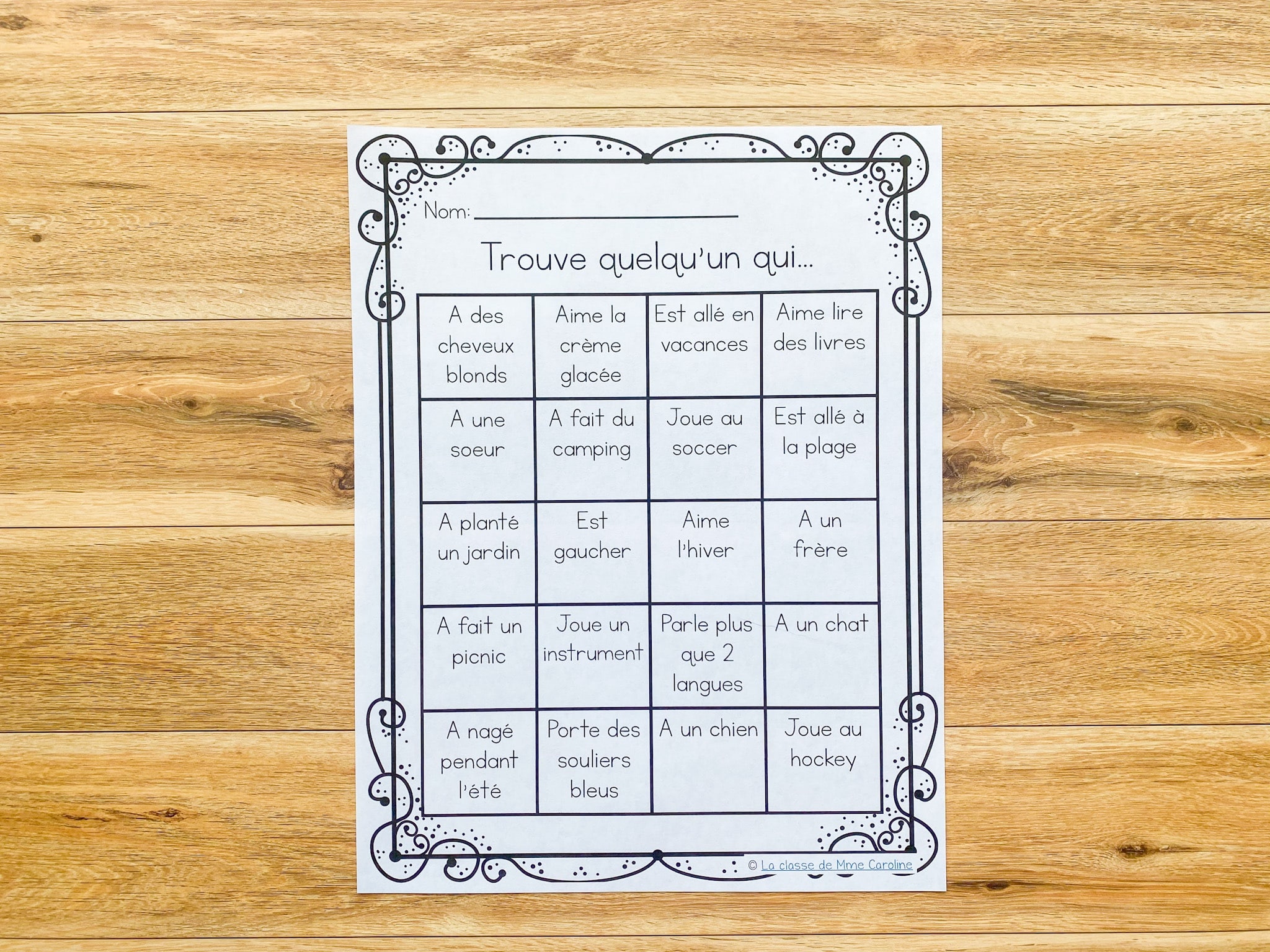 The First Day of Grade 3 French Immersion - La Classe de Mme Caroline