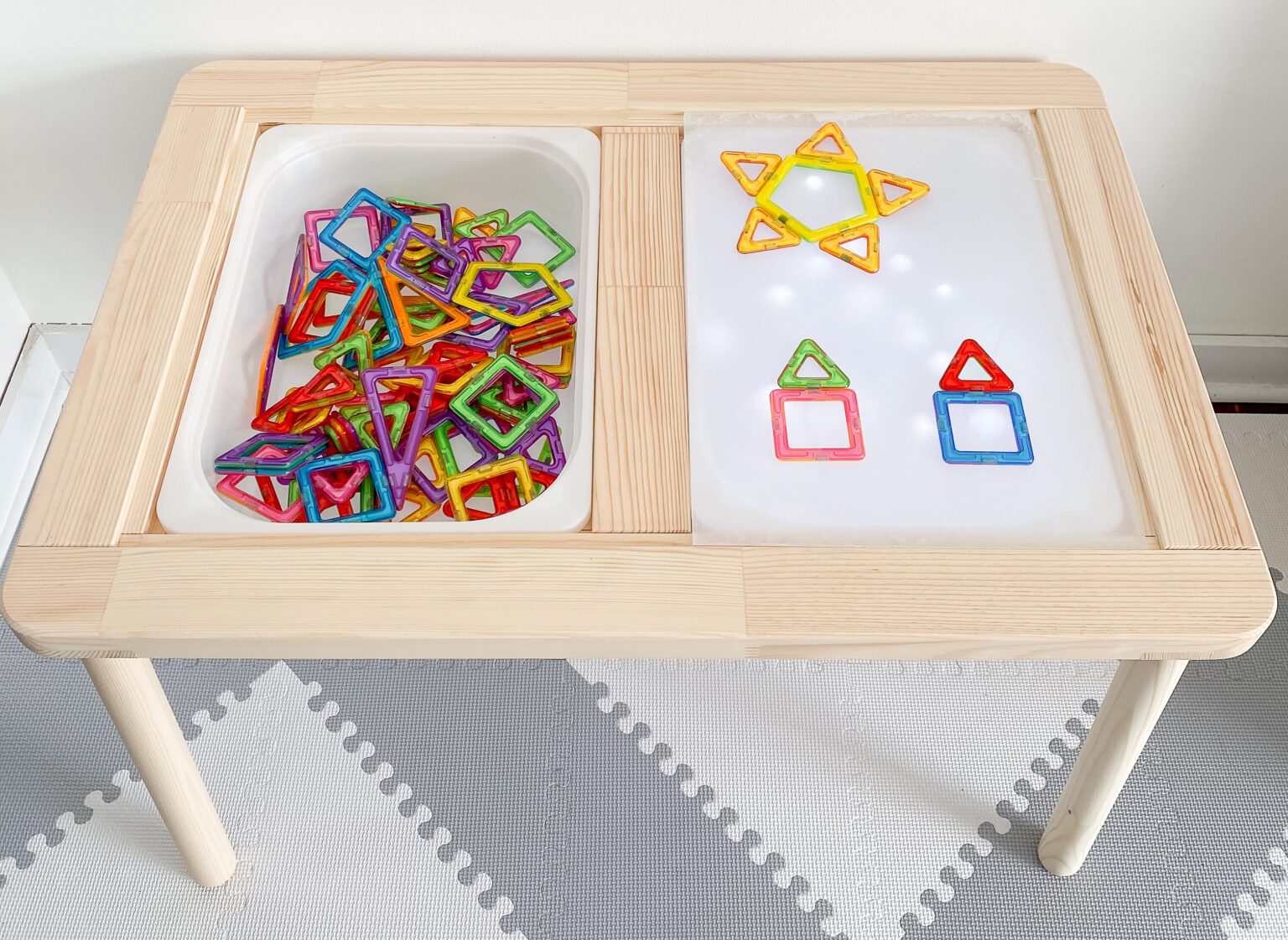 DIY Light Table for a Flisat Table - La Classe de Mme Caroline