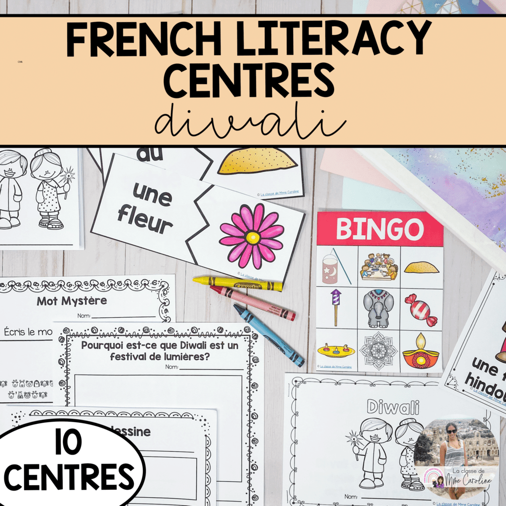 Primary French Diwali Literacy Centres - La Classe de Mme Caroline