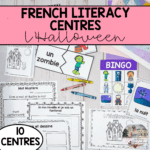 Primary French Halloween Literacy Centres | L'Halloween - La Classe de ...