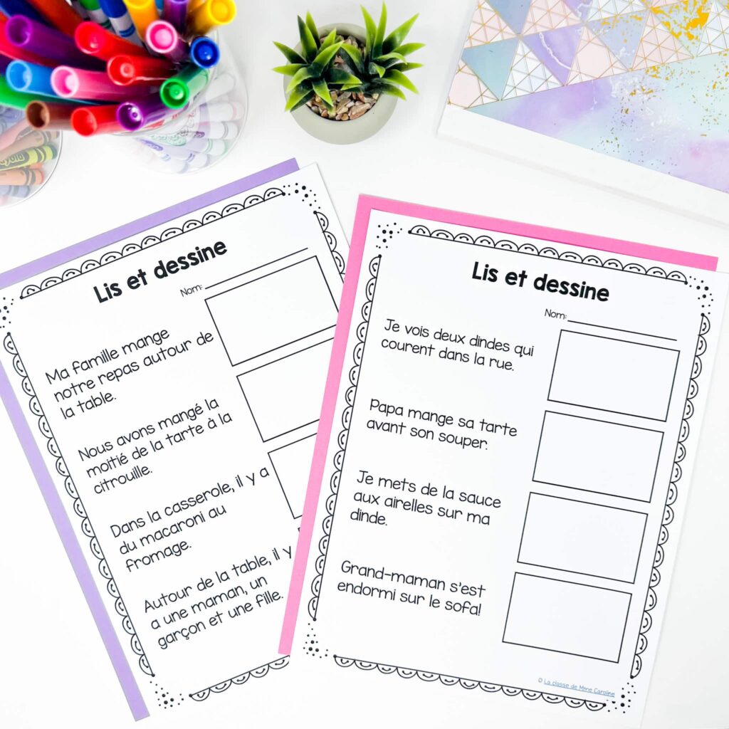 FRENCH BUNDLE: Year Long French Literacy Centres - La Classe de Mme ...