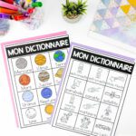 French Space Word Wall Cards for Building Vocabulary - Vocabulaire de l ...