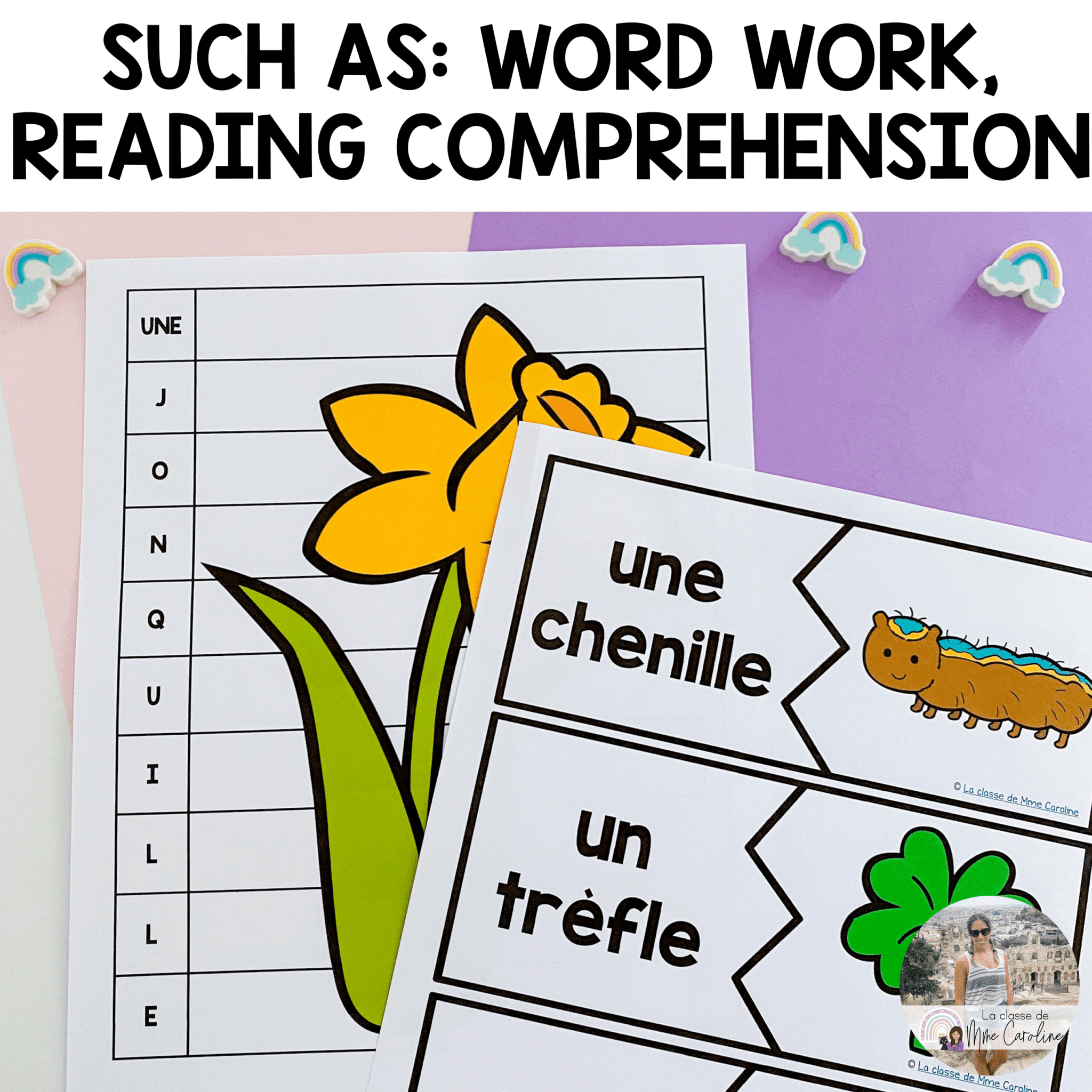 Primary French Spring Literacy Centres - La Classe de Mme Caroline