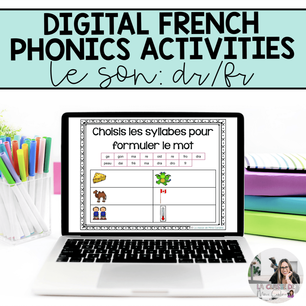 Digital French Phonics Activities (dr, fr) | French Sounds for Google ...