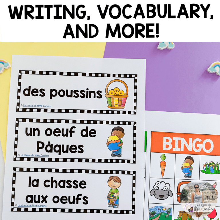 Primary French Easter Literacy Centres - La Classe de Mme Caroline