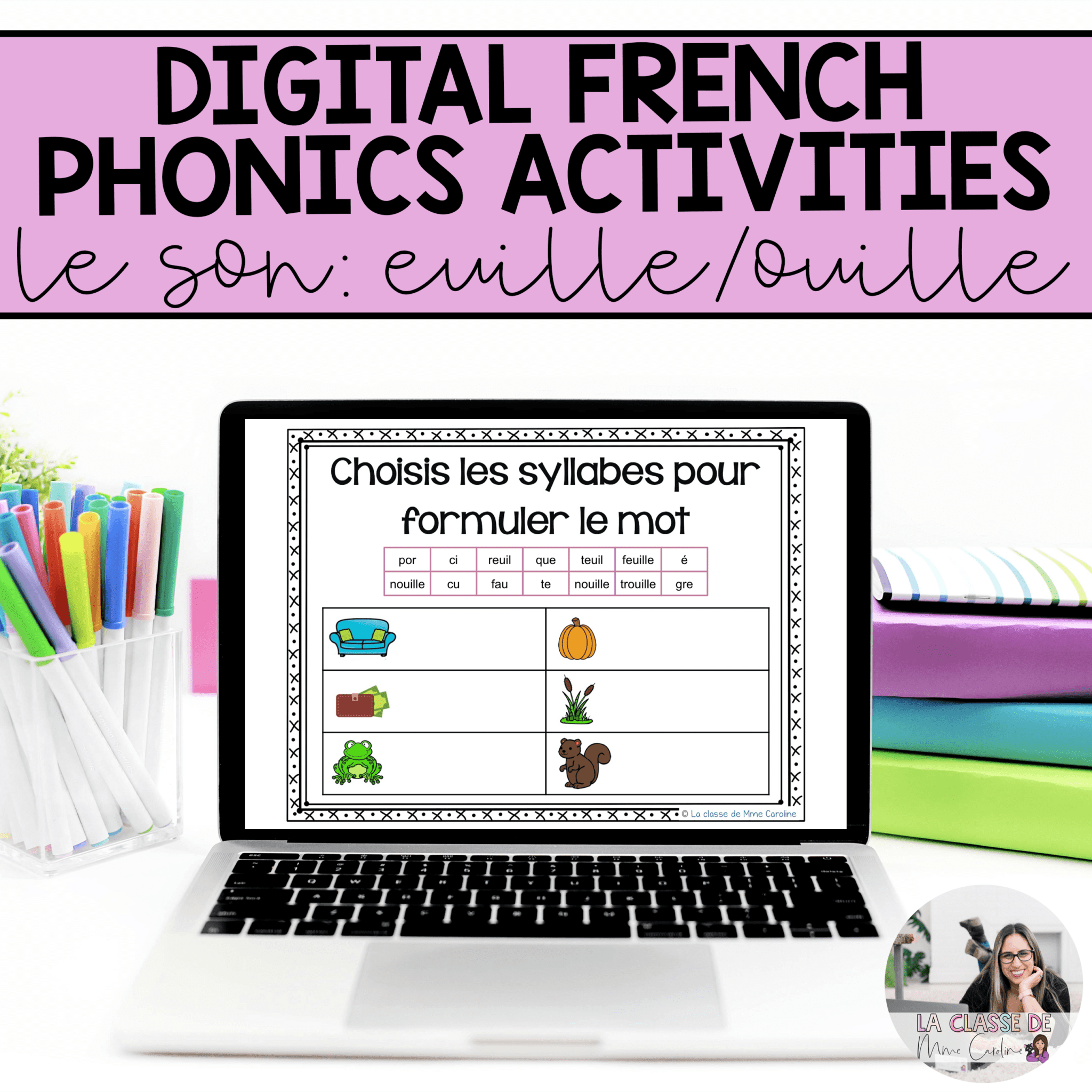Digital French Phonics Activities (euil, euille, ouille) | French ...
