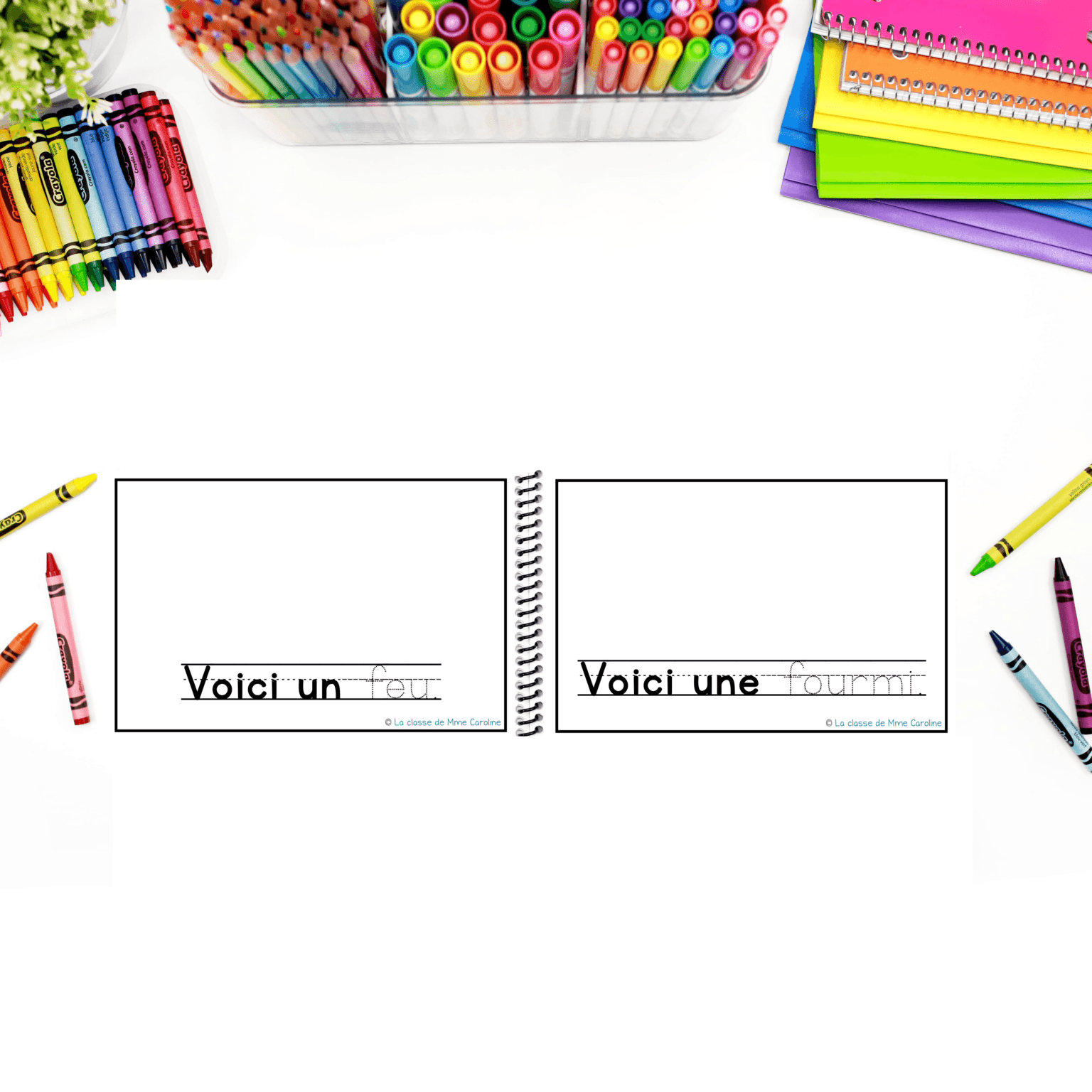 French Alphabet Readers Books for Emergent Readers: F - La Classe de ...