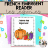 French Emergent Reader: Les Légumes With Journal Prompt - La Classe de ...