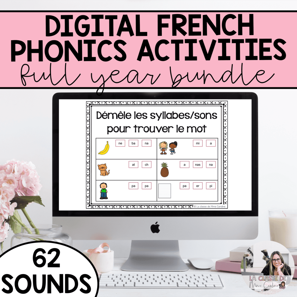 Digital French Phonics Activities | Les sons simples | Google Slides ...