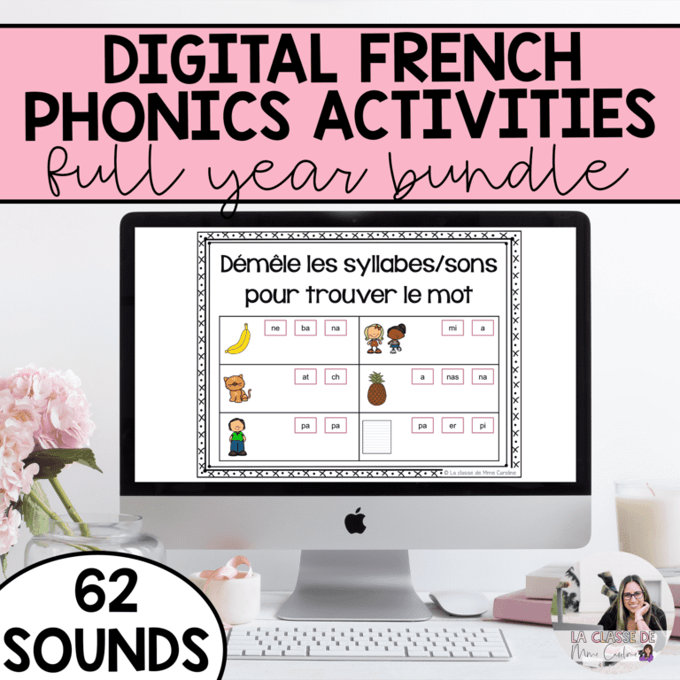 Digital French Phonics Activities | Les sons simples | Google Slides ...