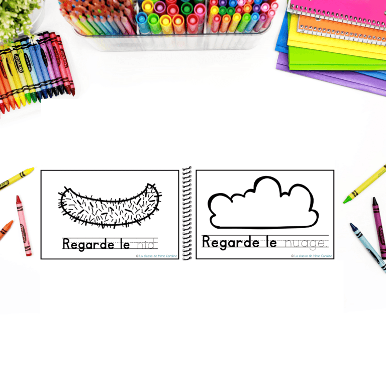 French Alphabet Readers Books for Emergent Readers: N - La Classe de ...