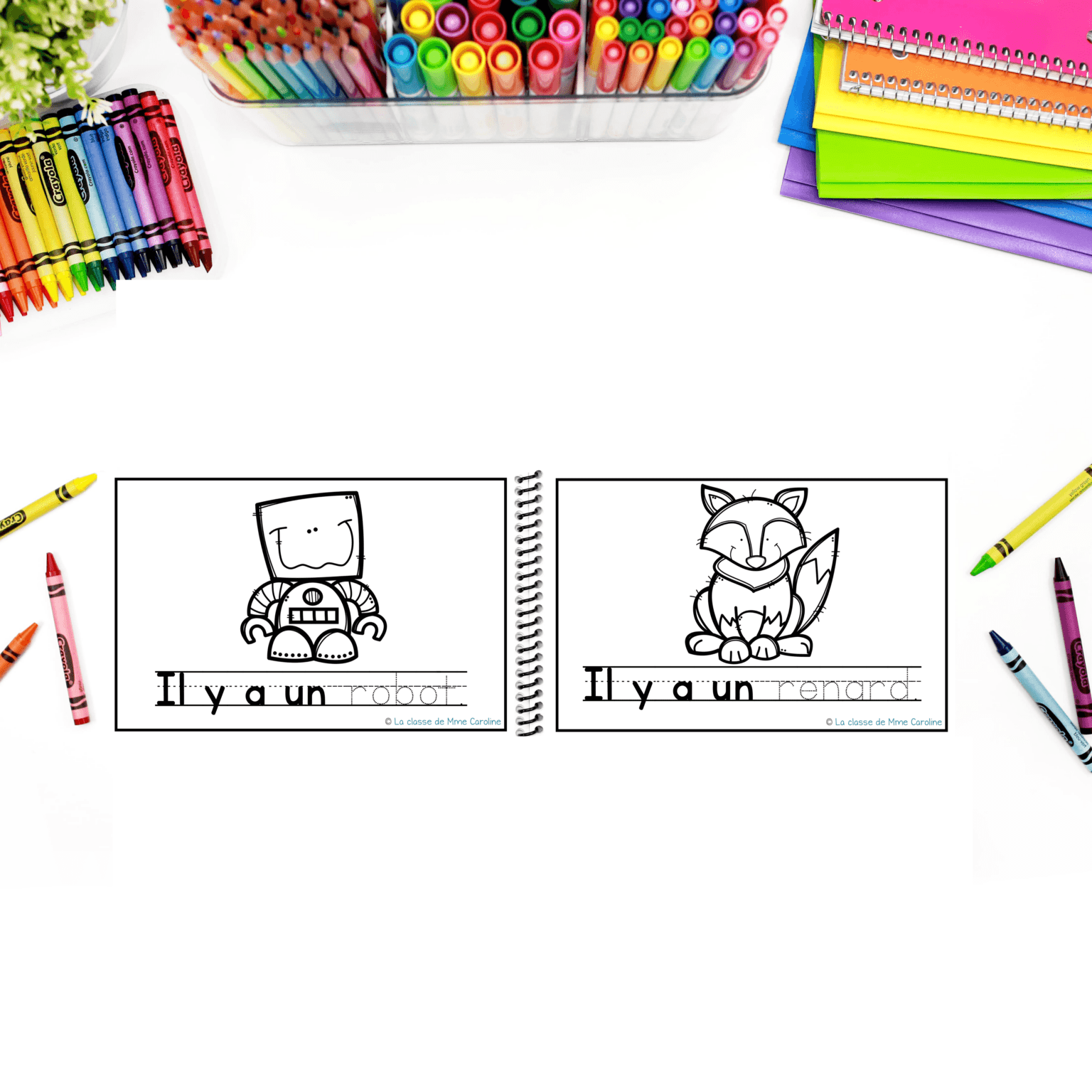 French Alphabet Readers Books for Emergent Readers: R - La Classe de ...