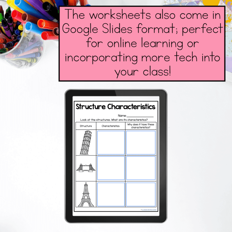 Grade 3 Strong and Stable Structures Science Unit in ENGLISH - La ...