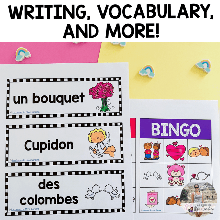 Primary French Valentine's Day Literacy Centres | La Saint Valentin ...
