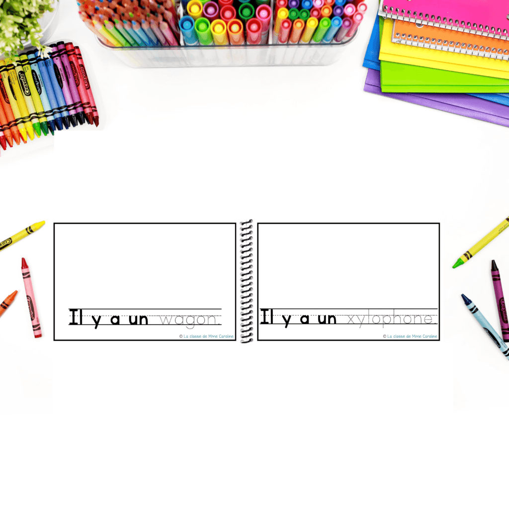 French Alphabet Readers Books for Emergent Readers: W, X, Y, Z - La ...