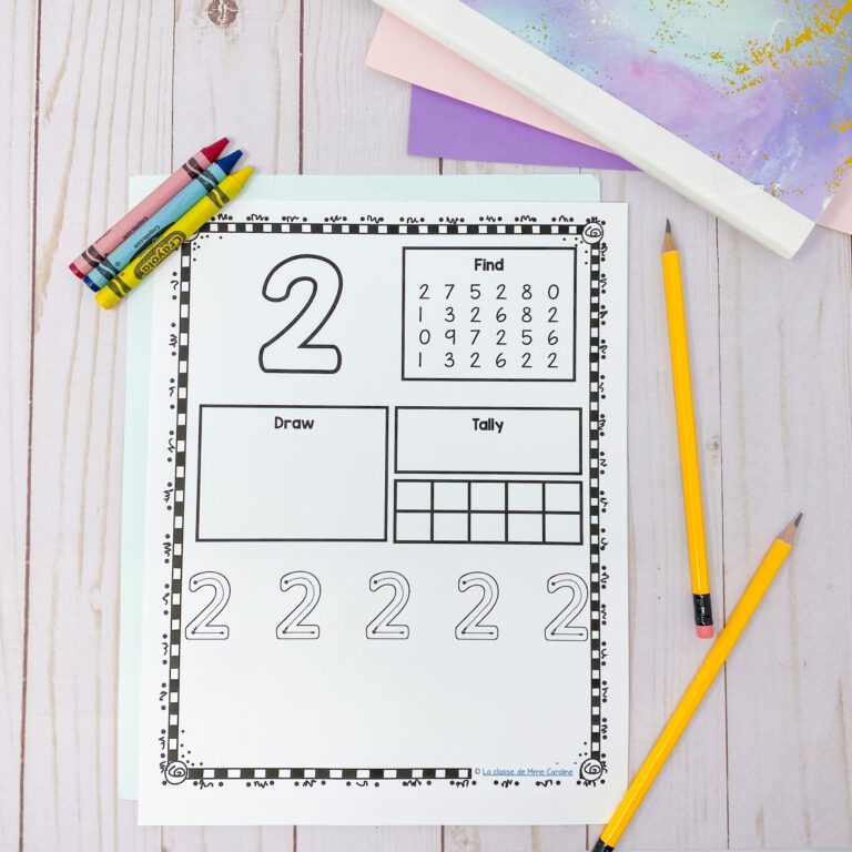 English Kindergarten Number Recognition and Representation Math Bundle ...