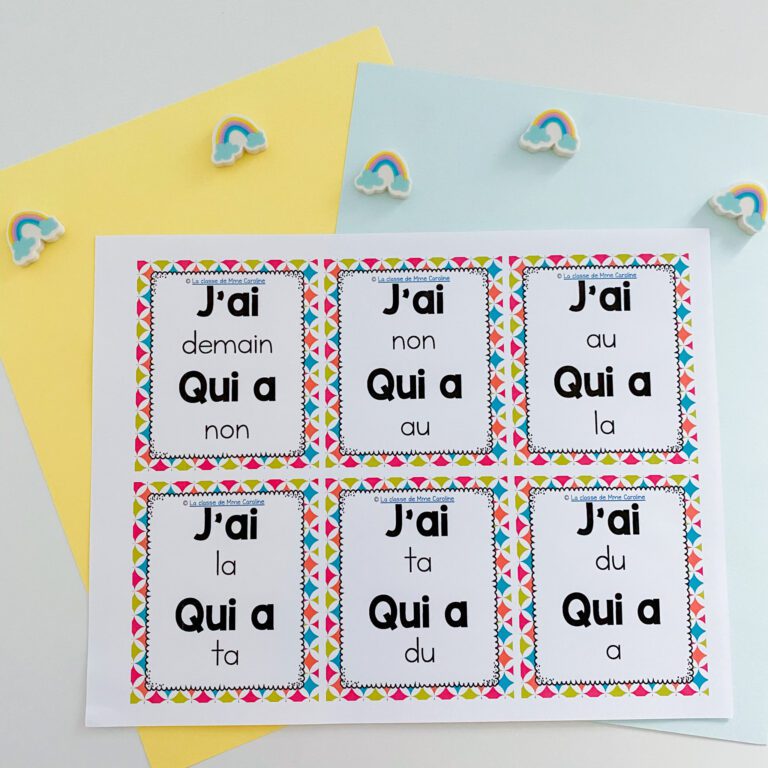 French Sight Words Activities Bundle - La Classe de Mme Caroline