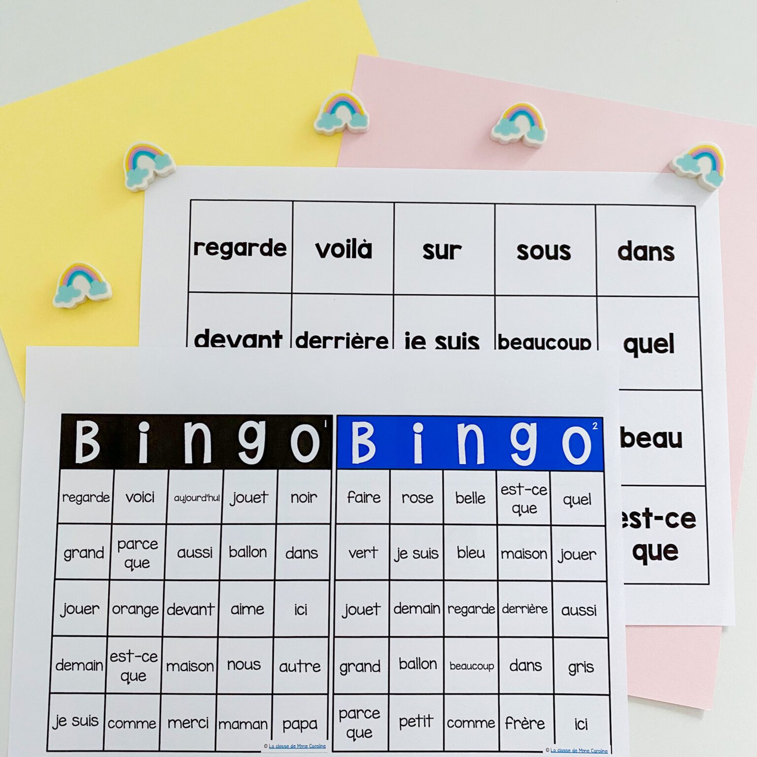 French Sight Words Activities Bundle - La Classe de Mme Caroline