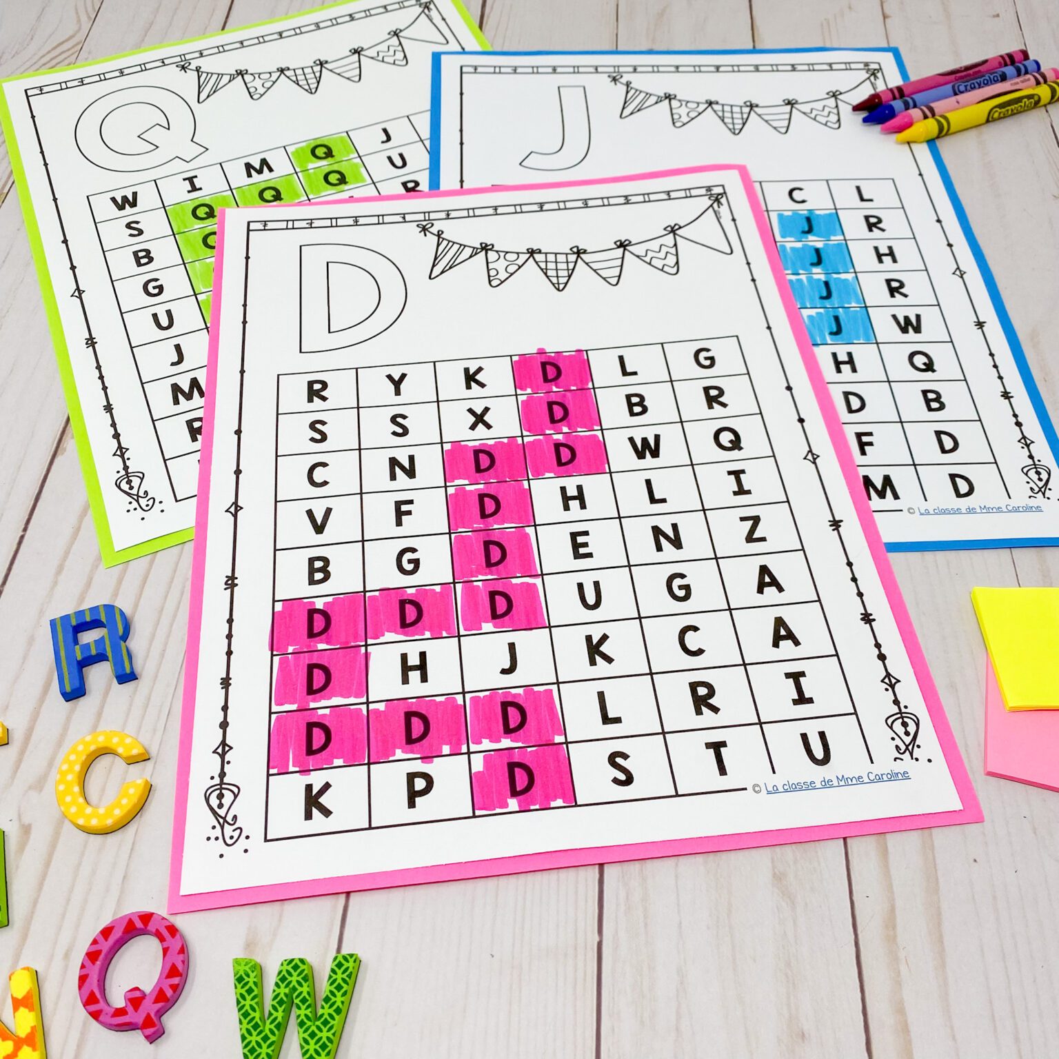Kindergarten Alphabet Maze - Follow the Path of the Letters - La Classe ...