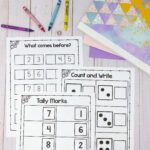 English Kindergarten Number Recognition and Representation Math Bundle ...