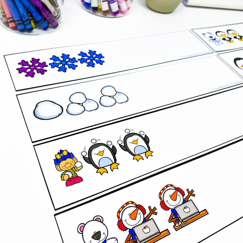 Winter Themed Patterning Mats - La Classe de Mme Caroline