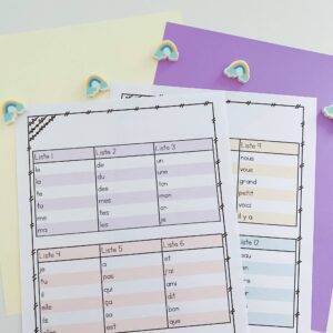 French Sight Words Activities Bundle - La Classe de Mme Caroline