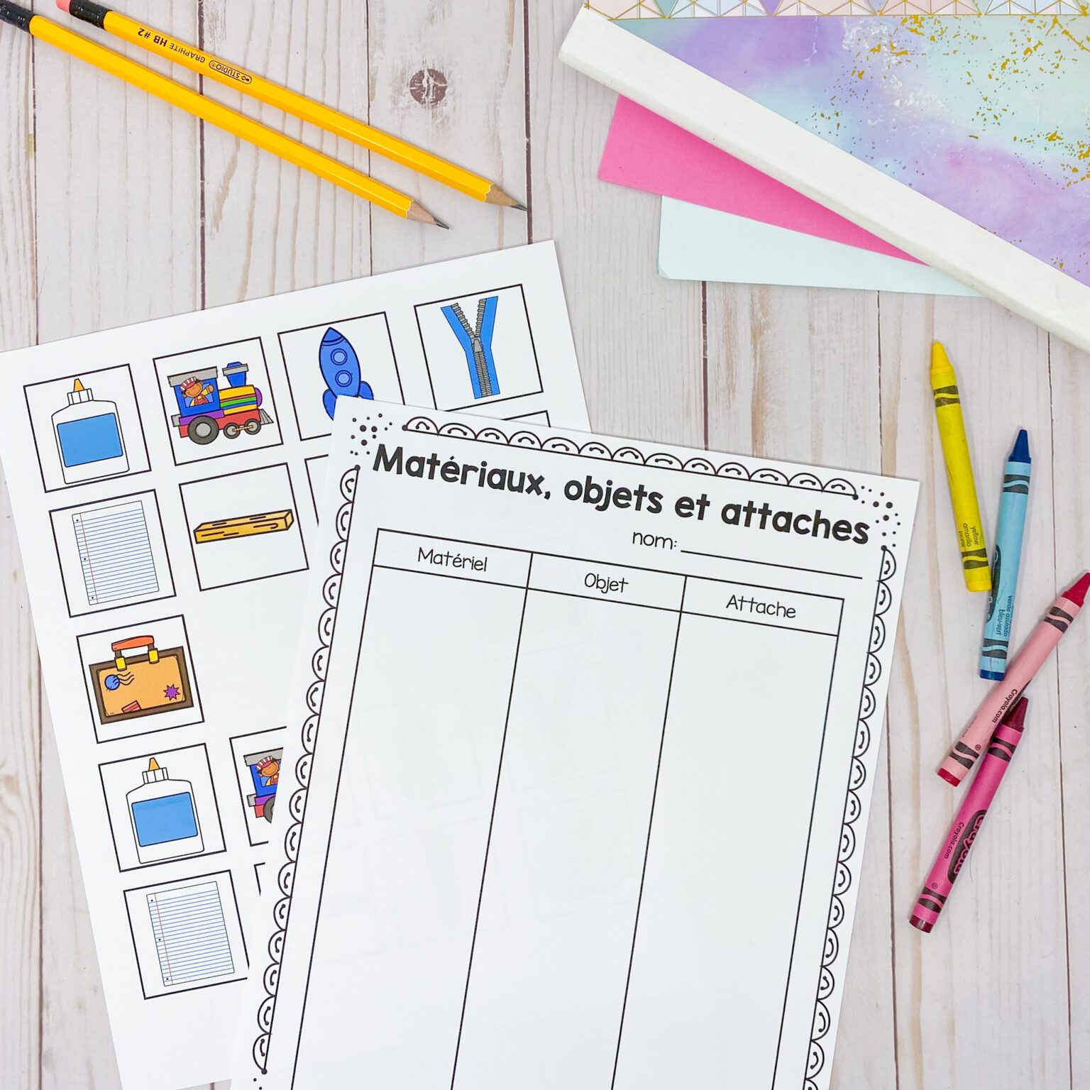 Grade 1 Materials, Objects, Everyday Structures Science Unit in FRENCH ...