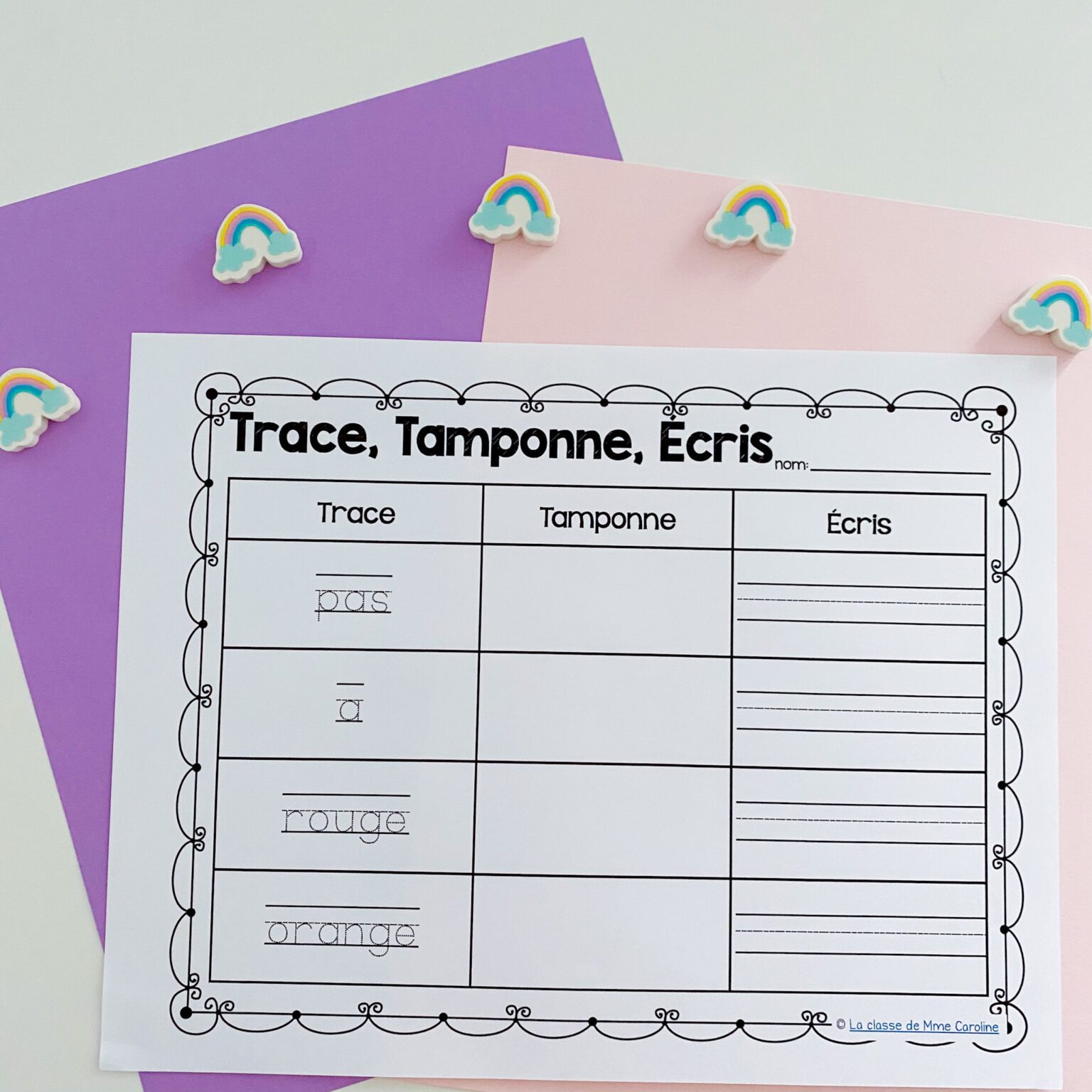 French Sight Words Activities Bundle - La Classe de Mme Caroline