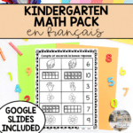 French Kindergarten Math Distance Learning Pack PRINTABLE & DIGITAL ...