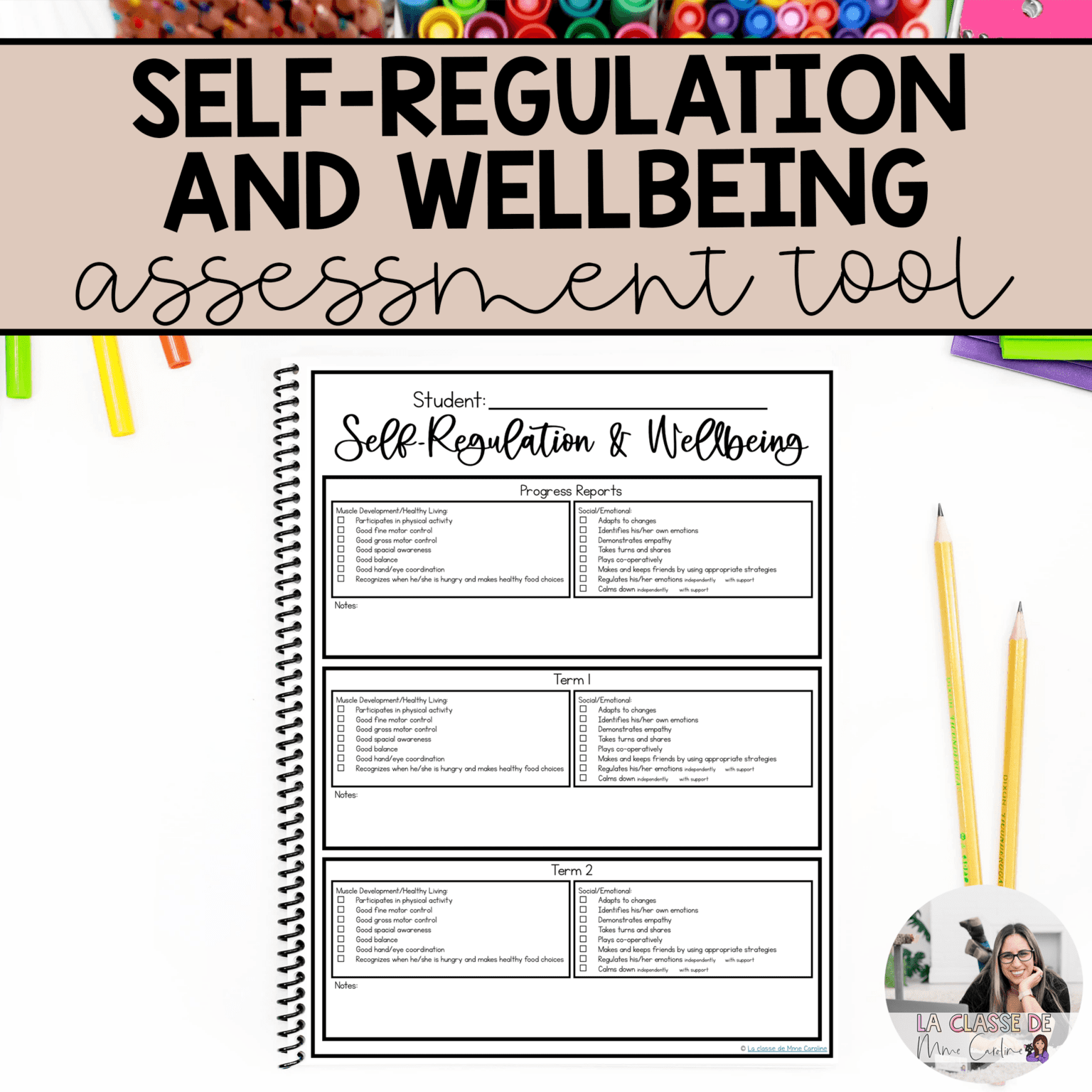 Kindergarten Self Regulation and Well being Checklists (Assessment Tool ...