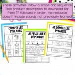 French Phonics Activities - Decoding, Phonological & Phonemic Awareness ...