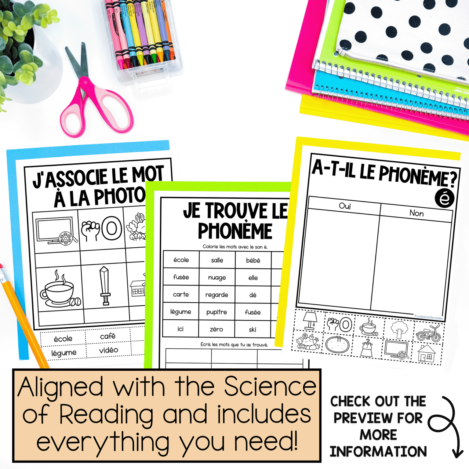 French Phonics Activities - Aligned with the Science of Reading - MEGA ...