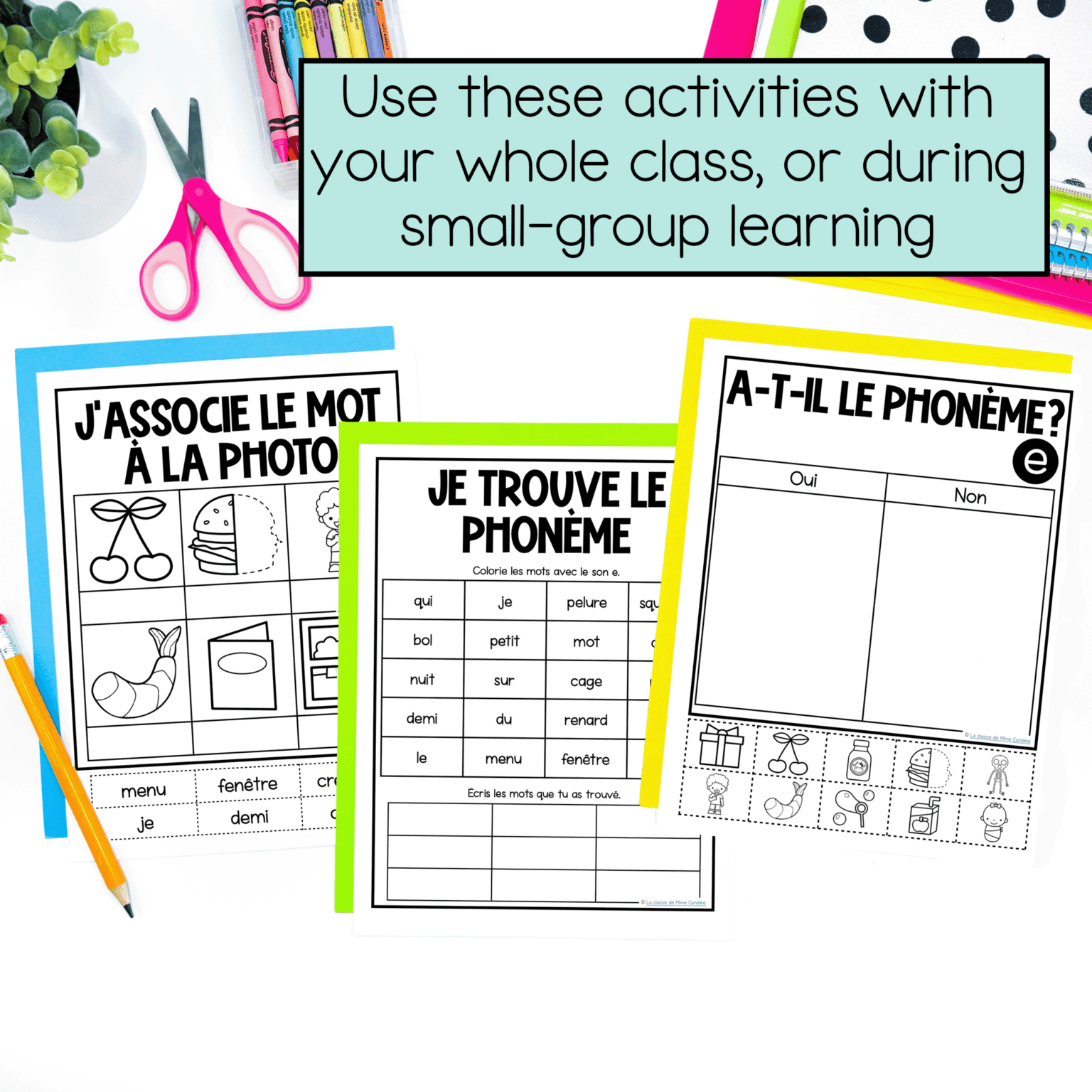 French Phonics Activities - Decoding Phonological & Phonemic Awareness ...