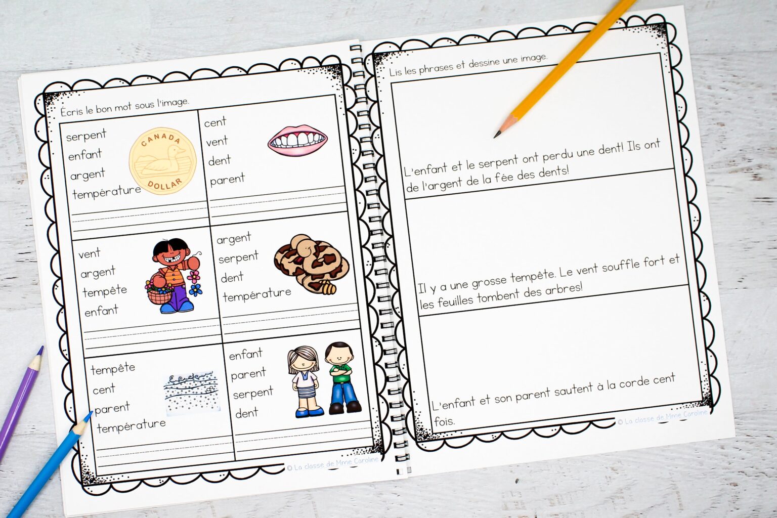 French Sound Activities: en, em - La Classe de Mme Caroline