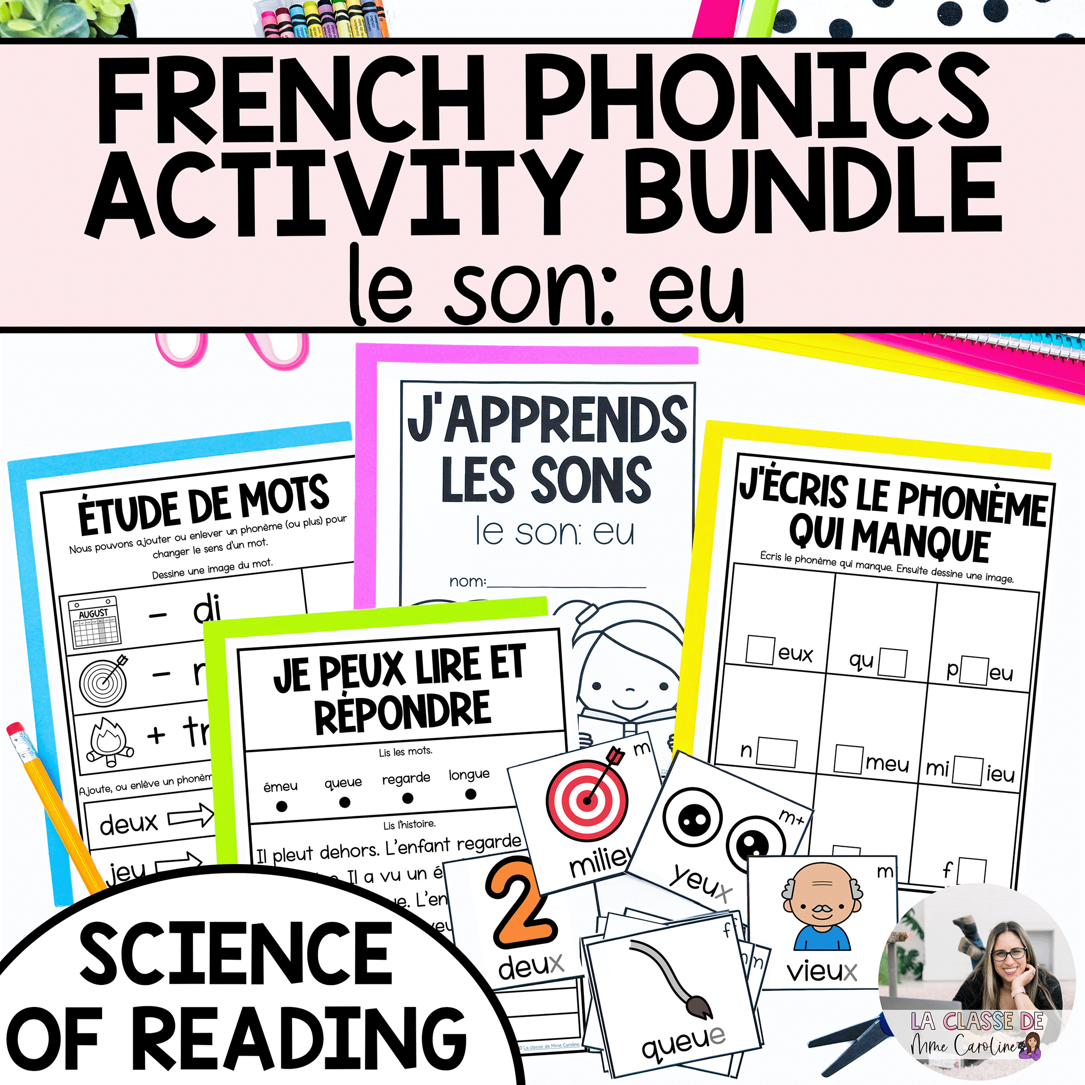 French Phonics Activities - Decoding, Phonological & Phonemic Awareness ...