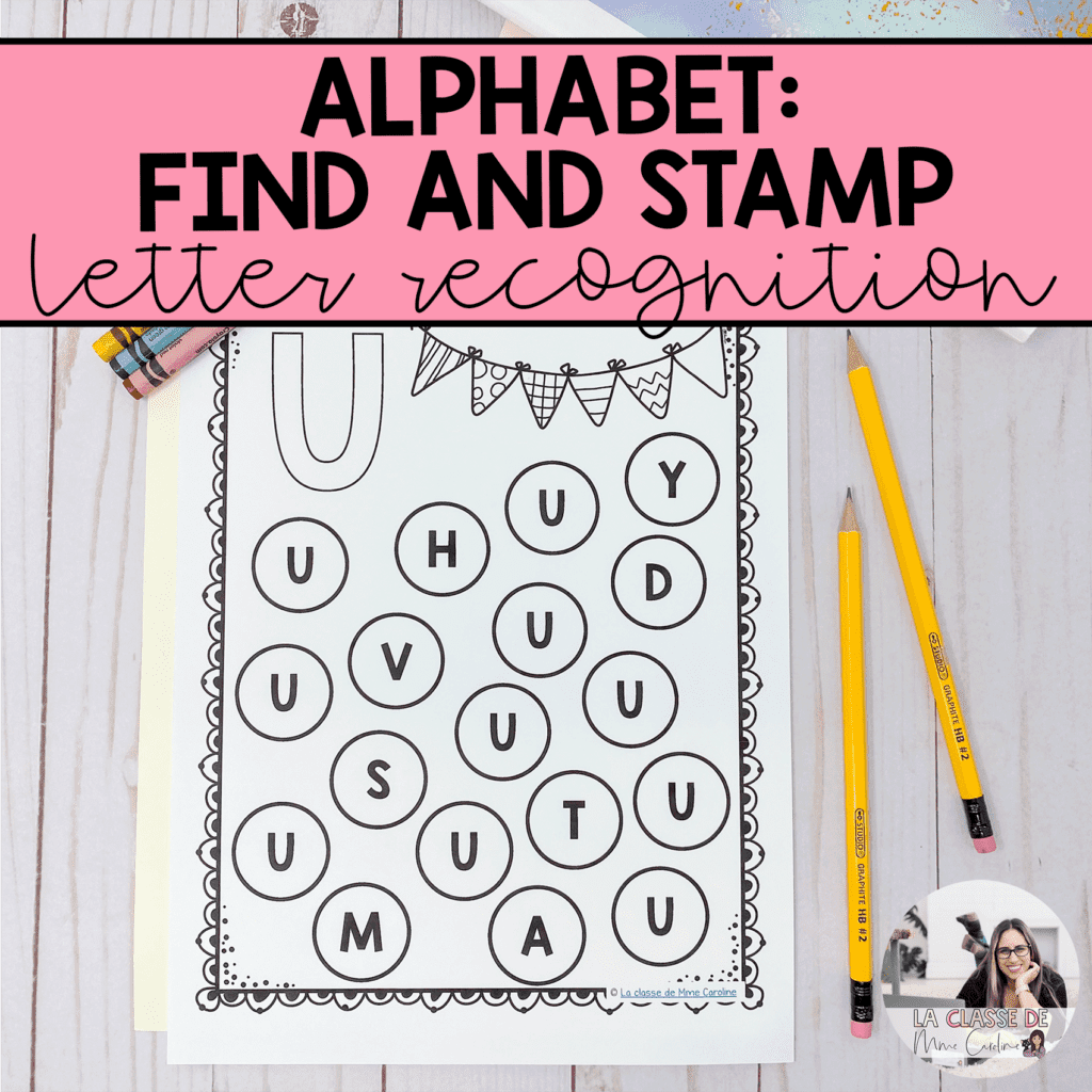 Kindergarten Alphabet Find and Colour the Letter - La Classe de Mme ...