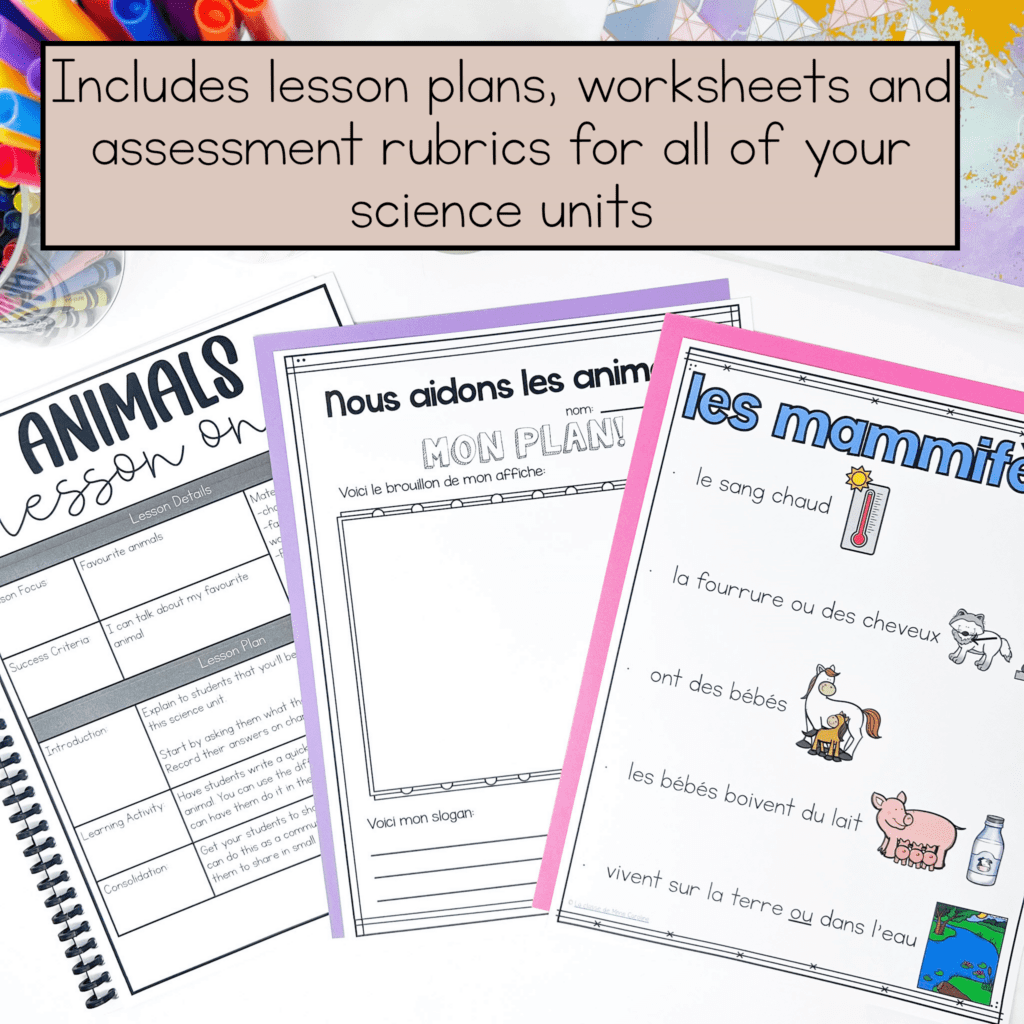 Grade 2 Science Unit Bundle in FRENCH | Simple Machines, Air Water ...