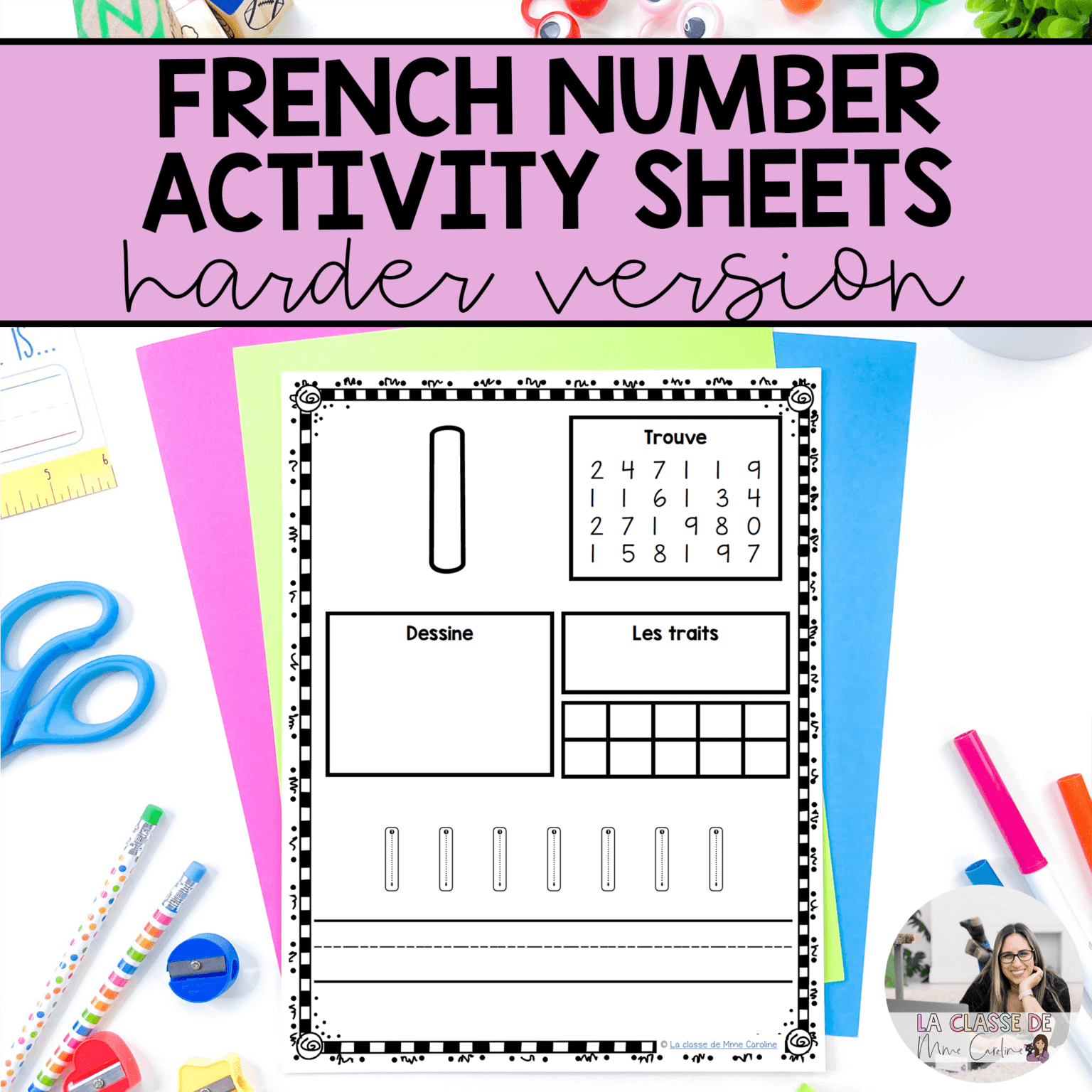 French Kindergarten Math Distance Learning Pack PRINTABLE & DIGITAL ...