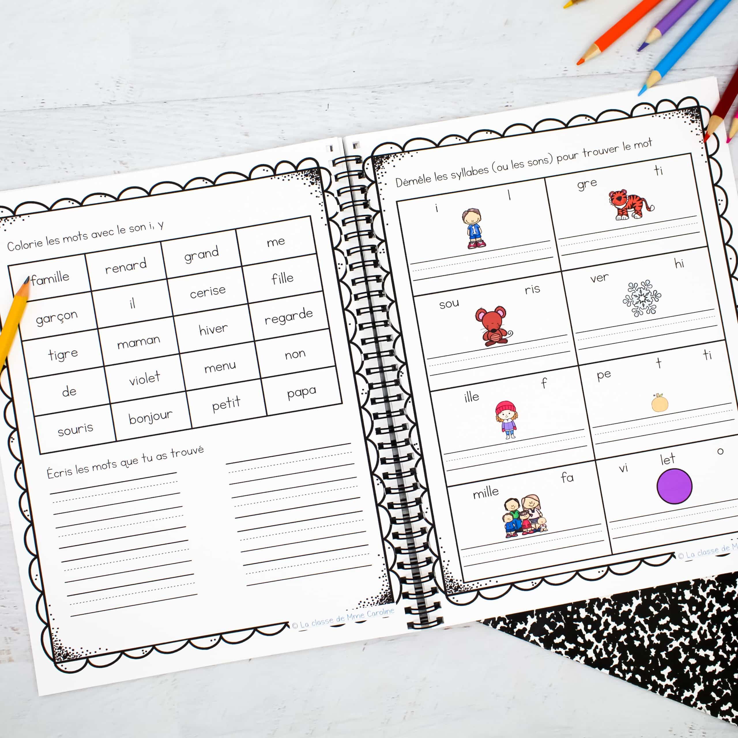 French Sound Activities: i - La Classe de Mme Caroline