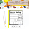 French Sight Words: Le mot du jour - La Classe de Mme Caroline