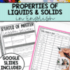 Grade 2 States of Matter Science Unit in ENGLISH - Properties of Solids ...