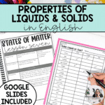 Grade 2 States of Matter Science Unit in ENGLISH - Properties of Solids ...