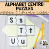 Kindergarten: Alphabet Puzzles (Match upper case to lower case letter ...