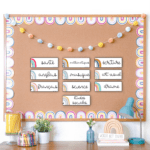 French Subject Labels - Boho Rainbow Classroom Decor - La Classe de Mme ...