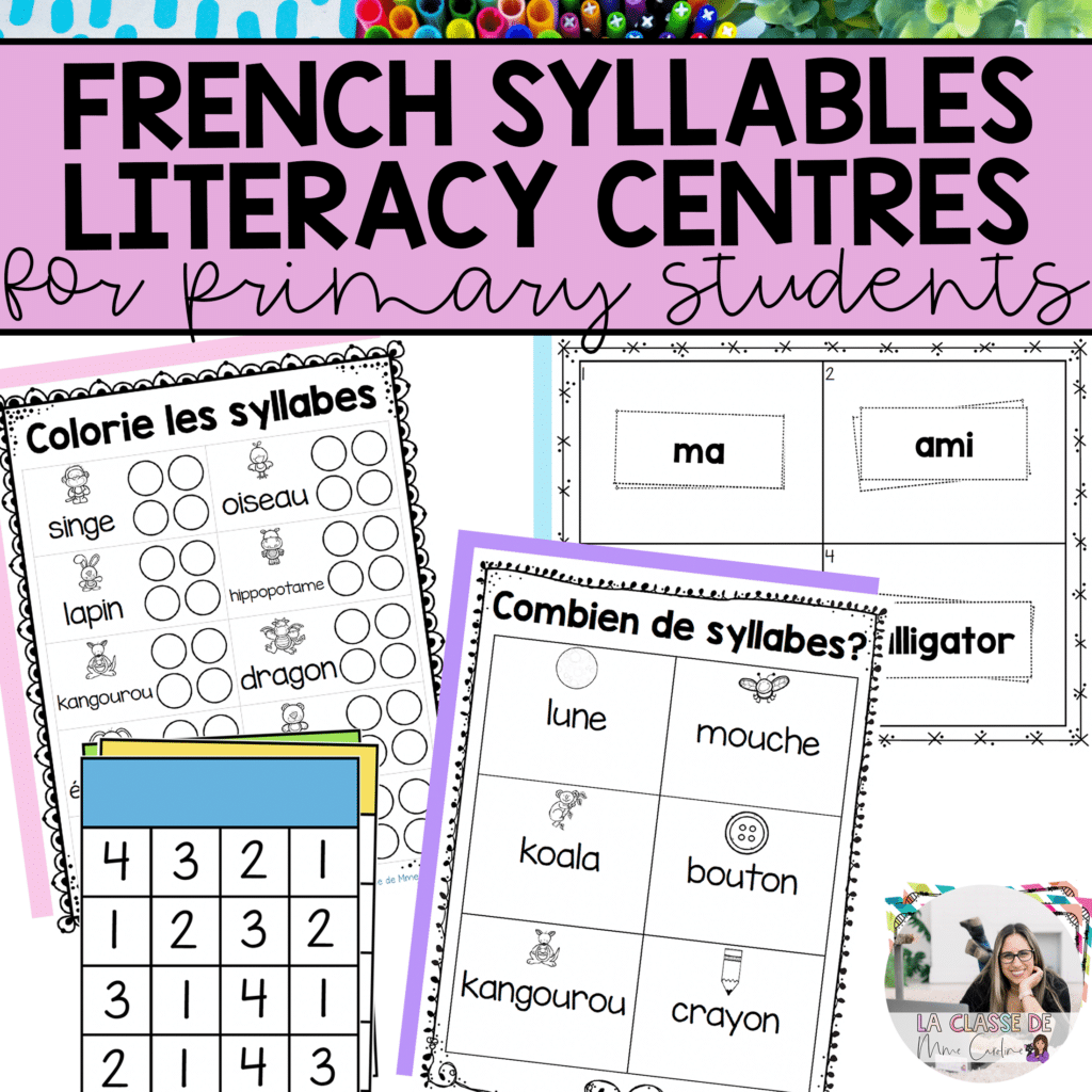 J'apprends à lire #2: les syllabes | French Phonological Awareness ...