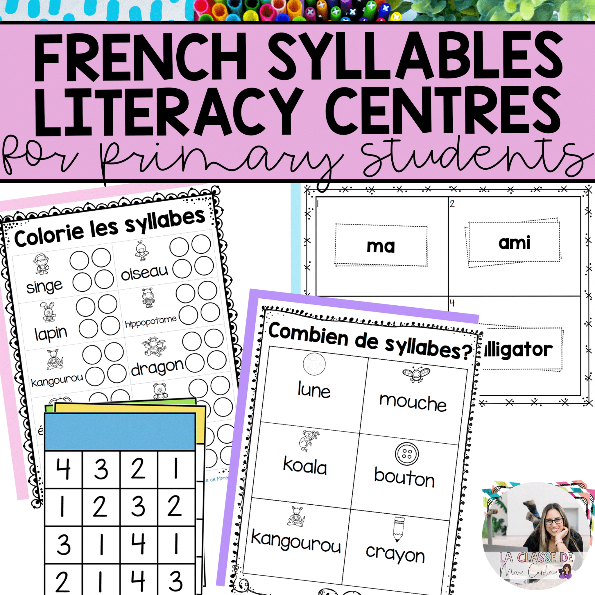 J'apprends à lire #2: les syllabes | French Phonological Awareness ...