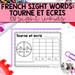 French Sight Words: Spin it, Write it - La Classe de Mme Caroline