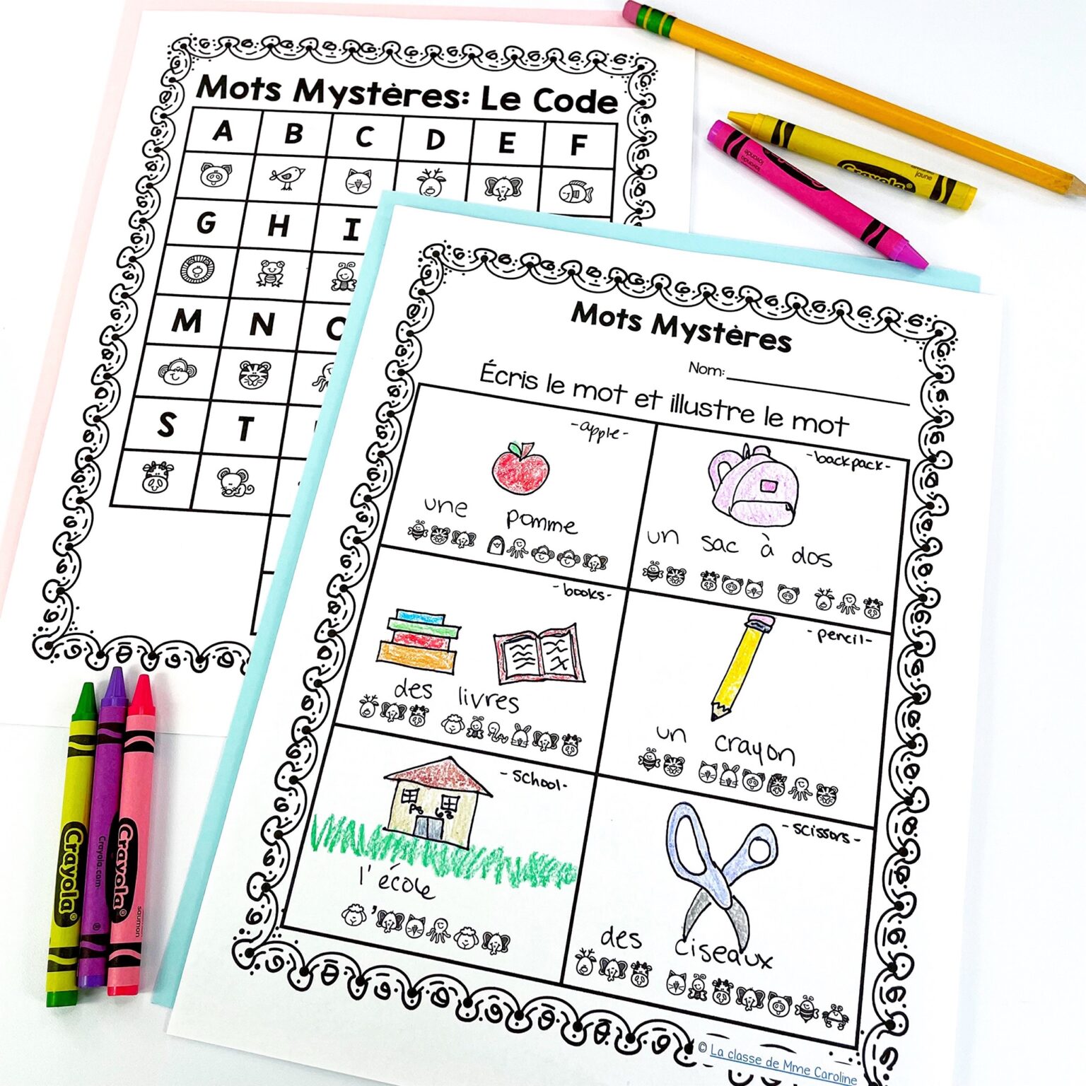French Back to School Resources - La Classe de Mme Caroline