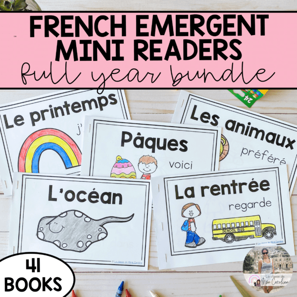 French Emergent Readers: Year Long Bundle | French Books for Beginning ...